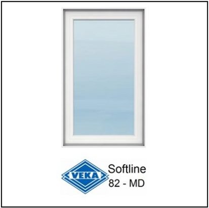Σταθερό Τζάμι Veka Softline 82 MD - Elitesystem Κουφώματα Αλουμινίου ...