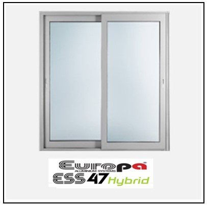 Συρόμενο Δίφυλλο Επάλληλο Europa Ess 47 Hybrid